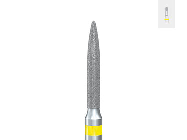 Komet 862EF Finishing Diamond Bur – Clinical Research Dental