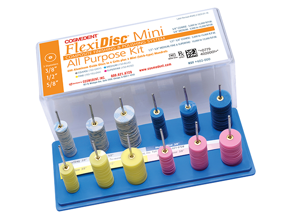 Cosmedent FlexiDisc Mini All-Purpose Kit – Clinical Research Dental