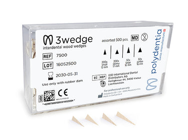 Polydentia 3wedge Interdental Wood Wedges – Clinical Research Dental