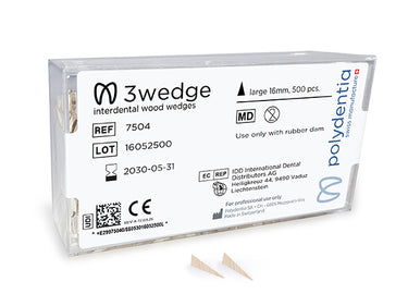 Polydentia 3wedge Interdental Wood Wedges – Clinical Research Dental
