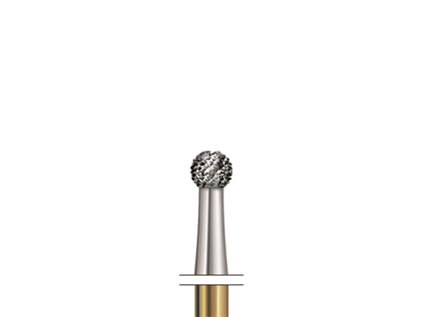 Komet S6801 S-Diamond Round Preparation Bur – Clinical Research Dental
